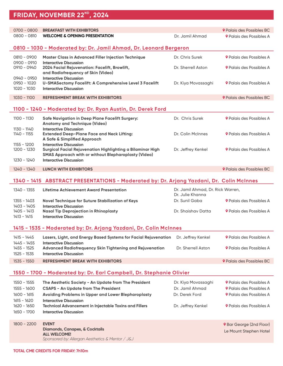 Program and Schedule | CSAPS